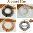 6 PCS Flexible Zig Zag Hairband, Flexi Comb Headband, 90s Zig Zag Hair ...
