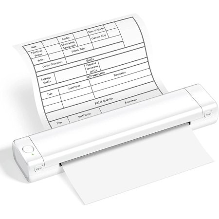 M08f A4 Wireless Thermal Printer Portable Handheld Bluetooth Mini ...