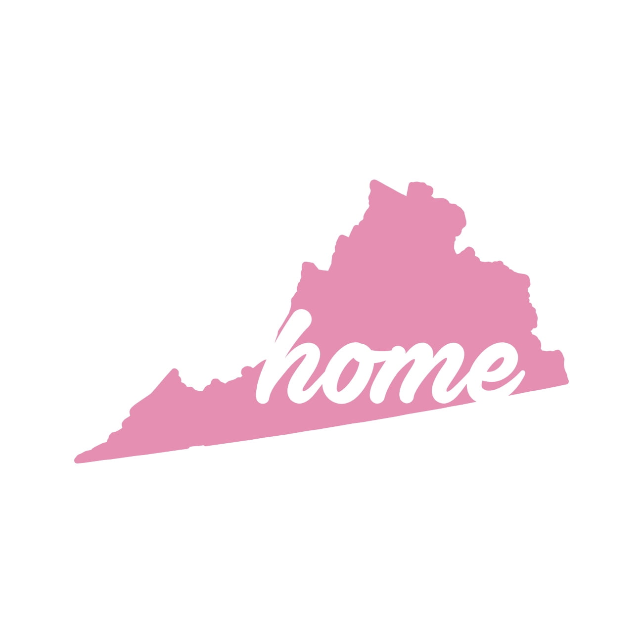 Virginia Home Sticker Decal Die Cut - Self Adhesive Vinyl ...