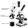 BEBANG 100X-2000X Microscope, Compound Powerful Biological Microscope ...