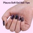 150 count Eye Press Nails Short Square, Soft Gel Nails, Glossy Glitter ...