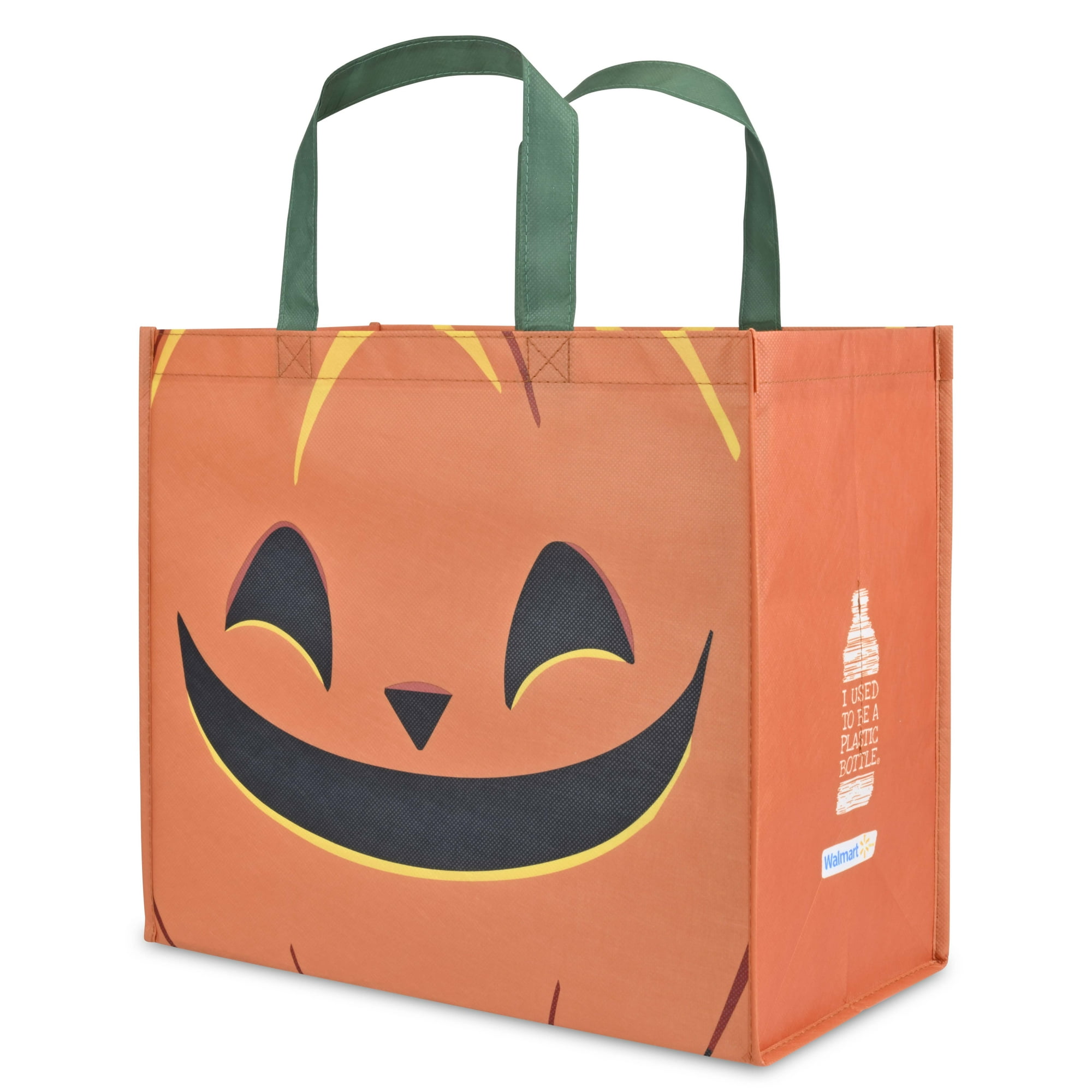 Click here for Walmart 2025 Pumpkin Face Reusable Shopping Bag prices