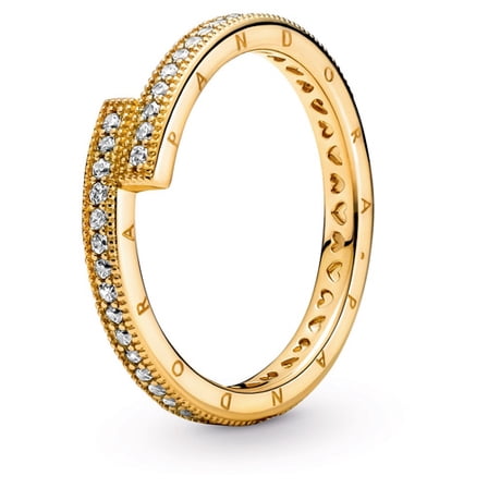 Pandora Sparkling Pear Halo Ring - Walmart.com