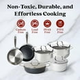 Alva Maestro 10-Piece Cookware Pots & Pans Set, Non-Toxic Induction ...