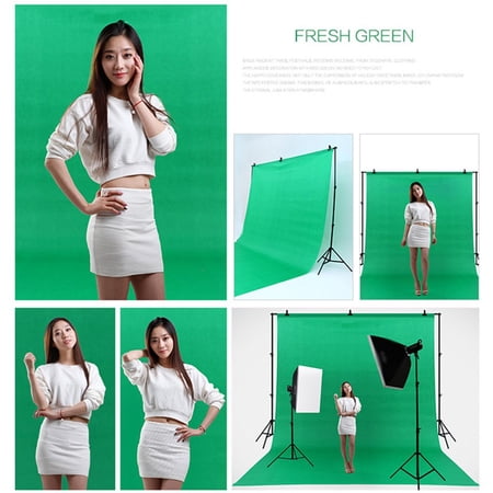 SOSOSI Green Cotton Muslin Photography Background Smooth Backdrop ...
