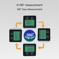 Ciwanning Digital Inclinometer 360 Degree Magnetic Level Box Angles ...