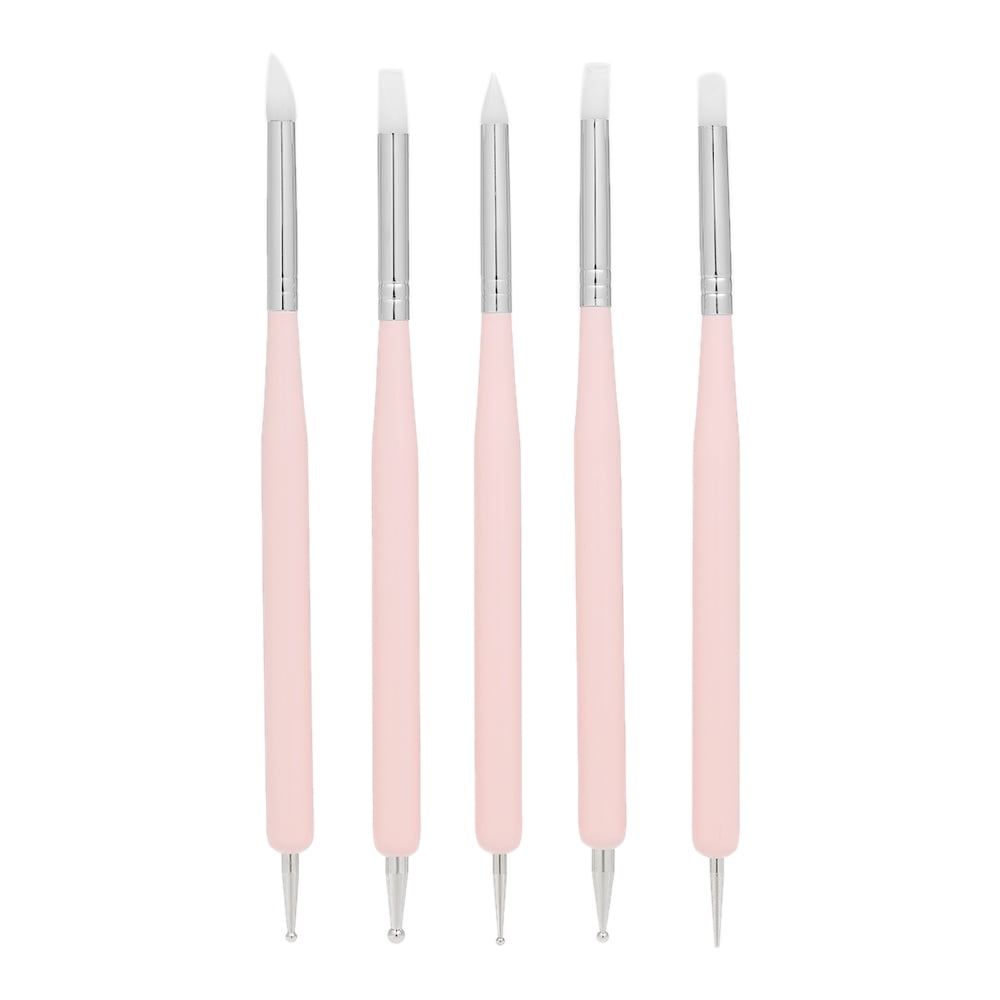 Click here for Yeacher 5 Pcs 2 Ways Nail Dotting Pen Silicone Nai... prices