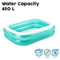 Inflatable Swimming Pool Above Ground Family Pool Heavy Duty (201cm x ...