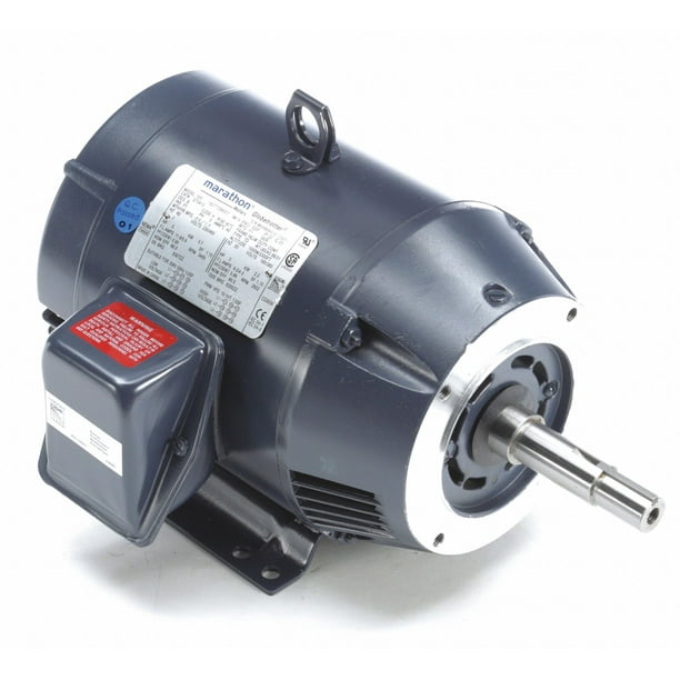Marathon Motors Motor,5 HP,3,510 rpm,182JM,230/460V 182TTDBD6007 ...