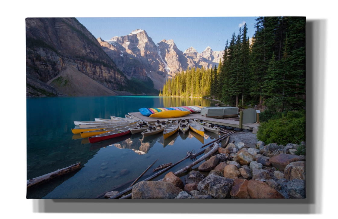 Epic Graffiti 'Moraine Lake 3' by Joe Reimer Photography, Canvas Wall ...