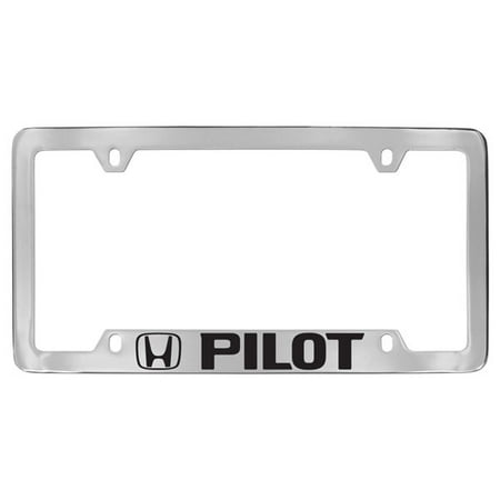 Honda Pilot Chrome Plated Metal Bottom Engraved License Plate Frame ...