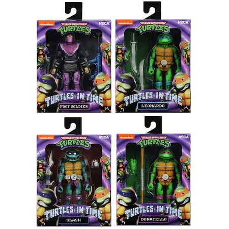 Teenage Mutant Ninja Turtles 7 Inch Figure Turtles In Time - Set of 4 ...