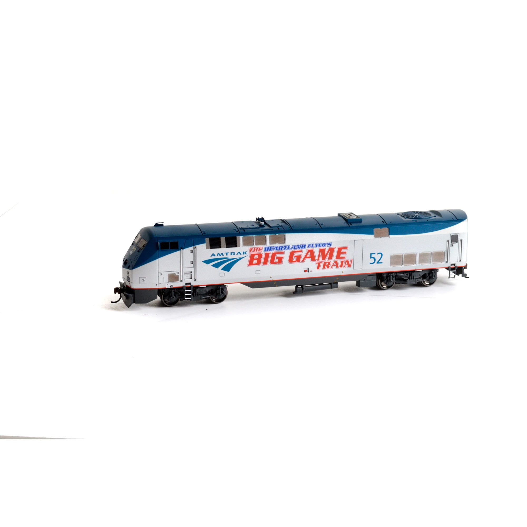 Athearn 88749 HO Amtrak/Phase V Big Game Train AMD103/P42 RTR #52 ...