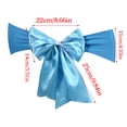 Polyester Chair Bows Sash Elastics Chair Tie Perfect for Wedding ...