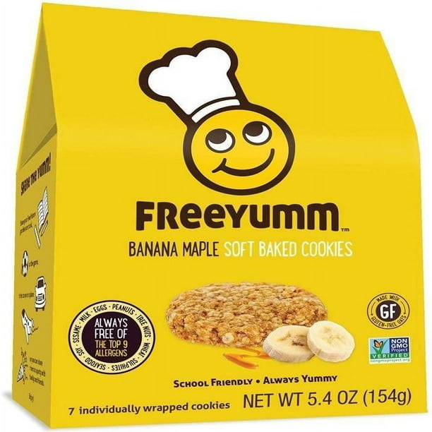 FreeYumm - Soft Baked Cookies, 5.4 oz - Walmart.ca