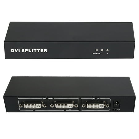DVI splitter one point two one in two out for TV set-top box computer ...