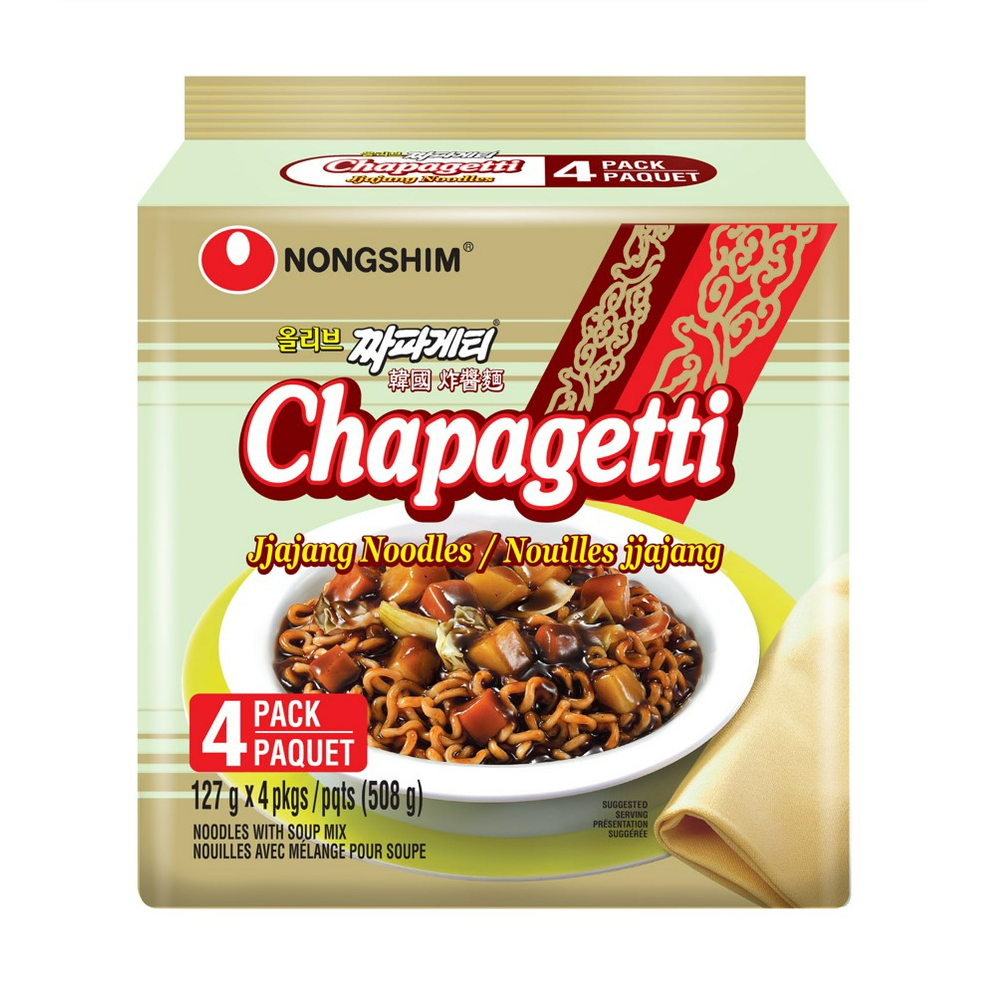 Click here for Nongshim Canada Inc. Nongshim Chapagetti 127 G X 4 prices