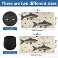 BZSMCE Fish Star Pattern Shade Foldable UV Protection for Car SUV Truck ...