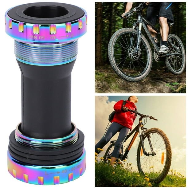 Domqga Bike Bottom Bracket,Bicycle Bottom Bracket Metal One‑Piece ...