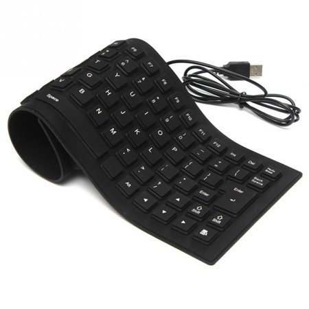mmirethe Waterproof Silicone Keyboard 85 Keys Foldable USB Wired ...