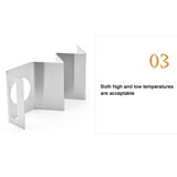 Hariumiu Food Tongs Stainless Steel Taco Holder Stand Heavy-duty Stable ...