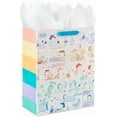 Peanuts 13" Large Gift Bag with Tissue Paper (Rainbow Snoopy, Charlie ...