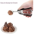 CZQ Ice Cream Scoop, 2 Tbsp/ 30 ml/ 1 oz Cookie Dough Scoop, Ice Cream ...