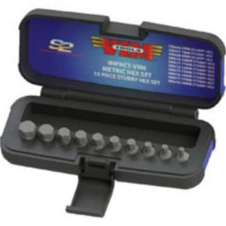 VIM Tools VIM-IMPACT-VM6 Hex Metric Set - 10 Piece | Walmart Canada