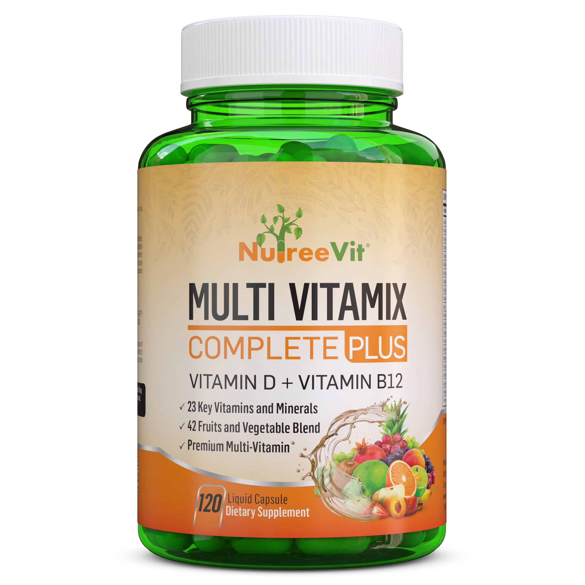 NutreeVit 100% Organic - Multi Vitamix Complete Plus (90 Capsules ...