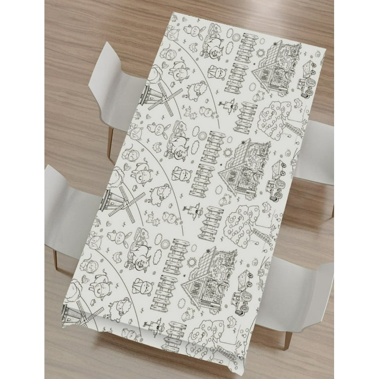 Usa Coloring Tablecloth For Kids