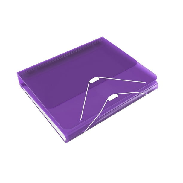 Samsill Duo 2-in-1 Organizer/Ring Binder, Purple - Walmart.com