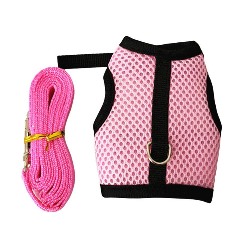 Rabbit Harness Set, Adjustable Buckle Breathable Small Animals Vest ...