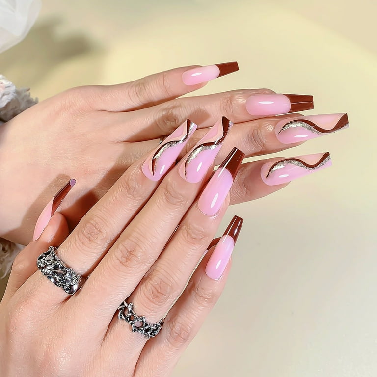 Best 10+ coffin shape nail designs you must try this year Best 10+ coffin shape nail designs you must try this year