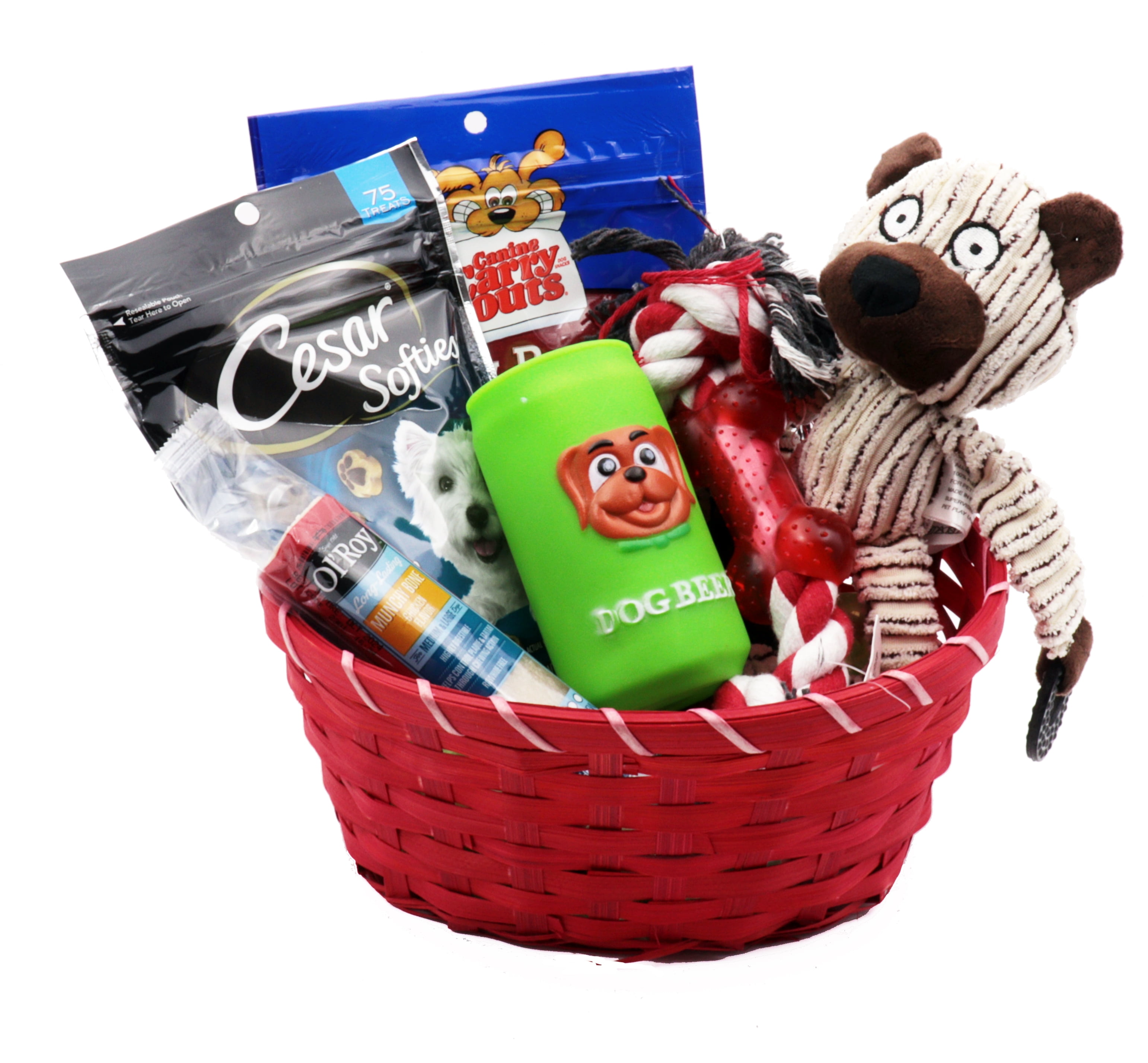 Delux Dog Gift Basket Treat Crew Toys Package DGB04 - Walmart.com