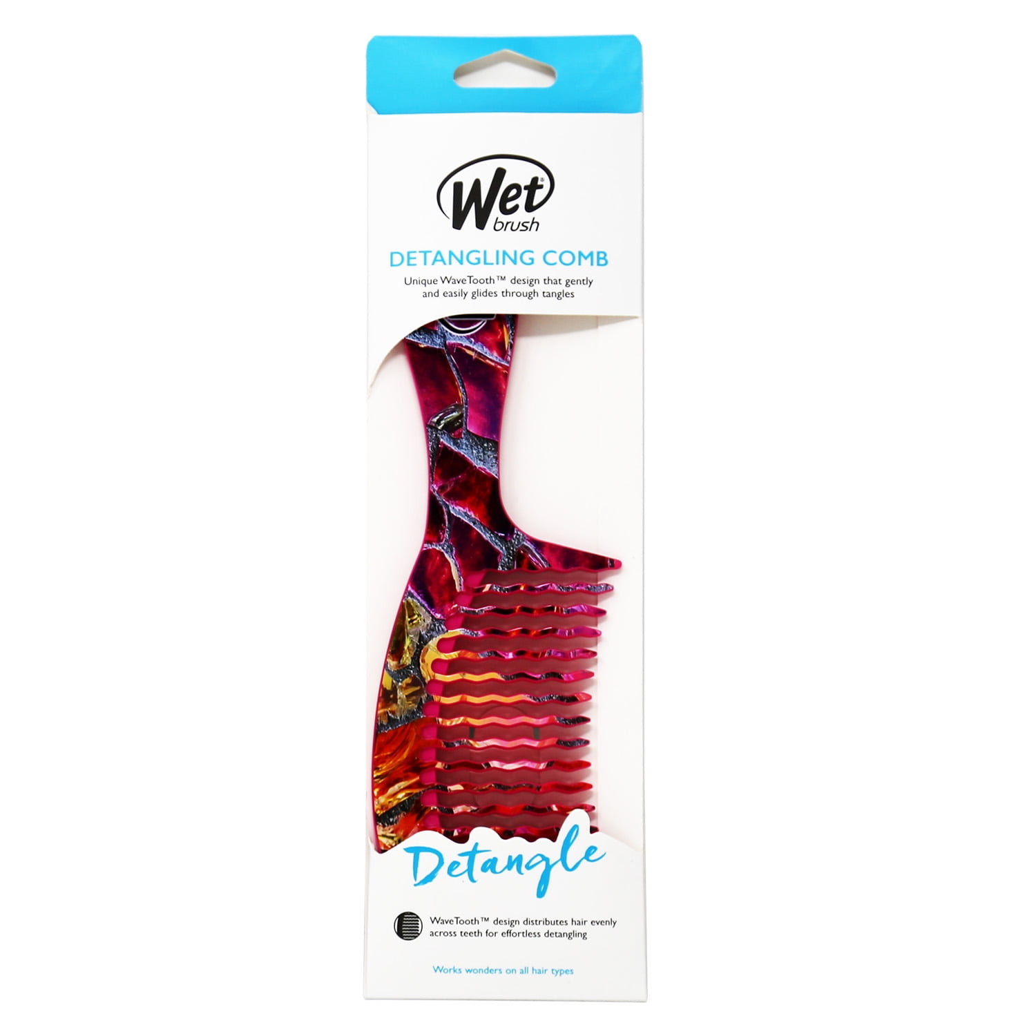 Wet Brush Original Detangling Comb Magic Garden Pink Slate - Walmart.com