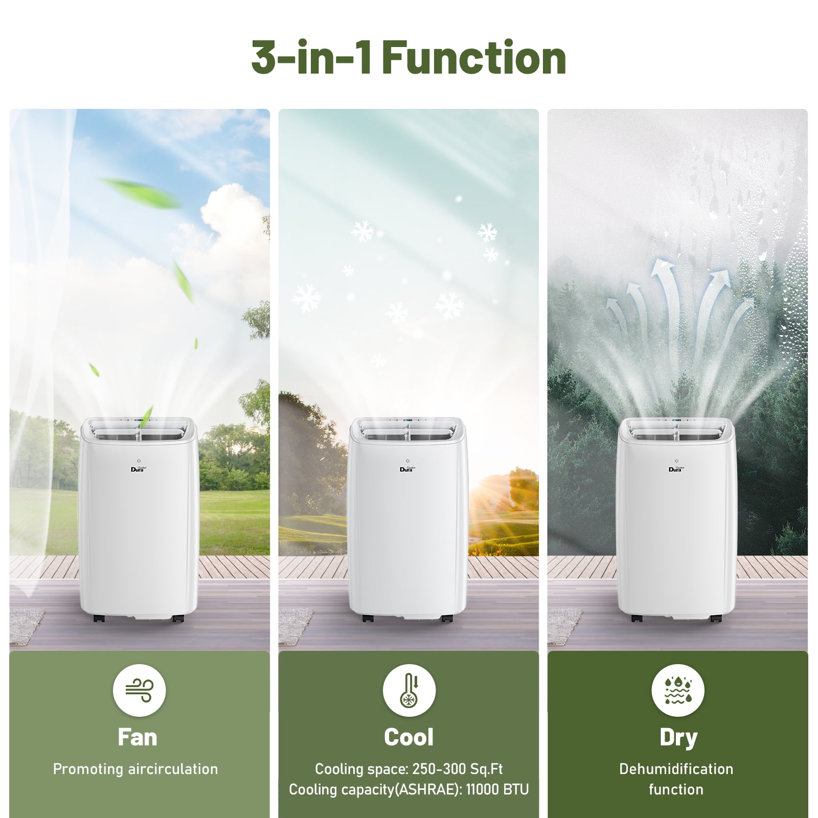 Duracomfort Portable Air Conditioners 14000 Btu Ashrae 41 Off