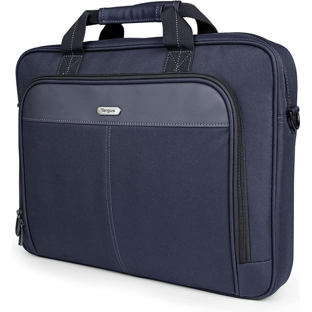 Targus Laptop Bag — Blue 15.6" Classic Slim Briefcase Messenger Bag ...