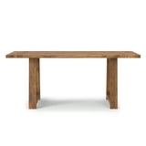 Simpli Home Whitley 72 inch x 36 inch Rectangle Modern Farmhouse Dining ...