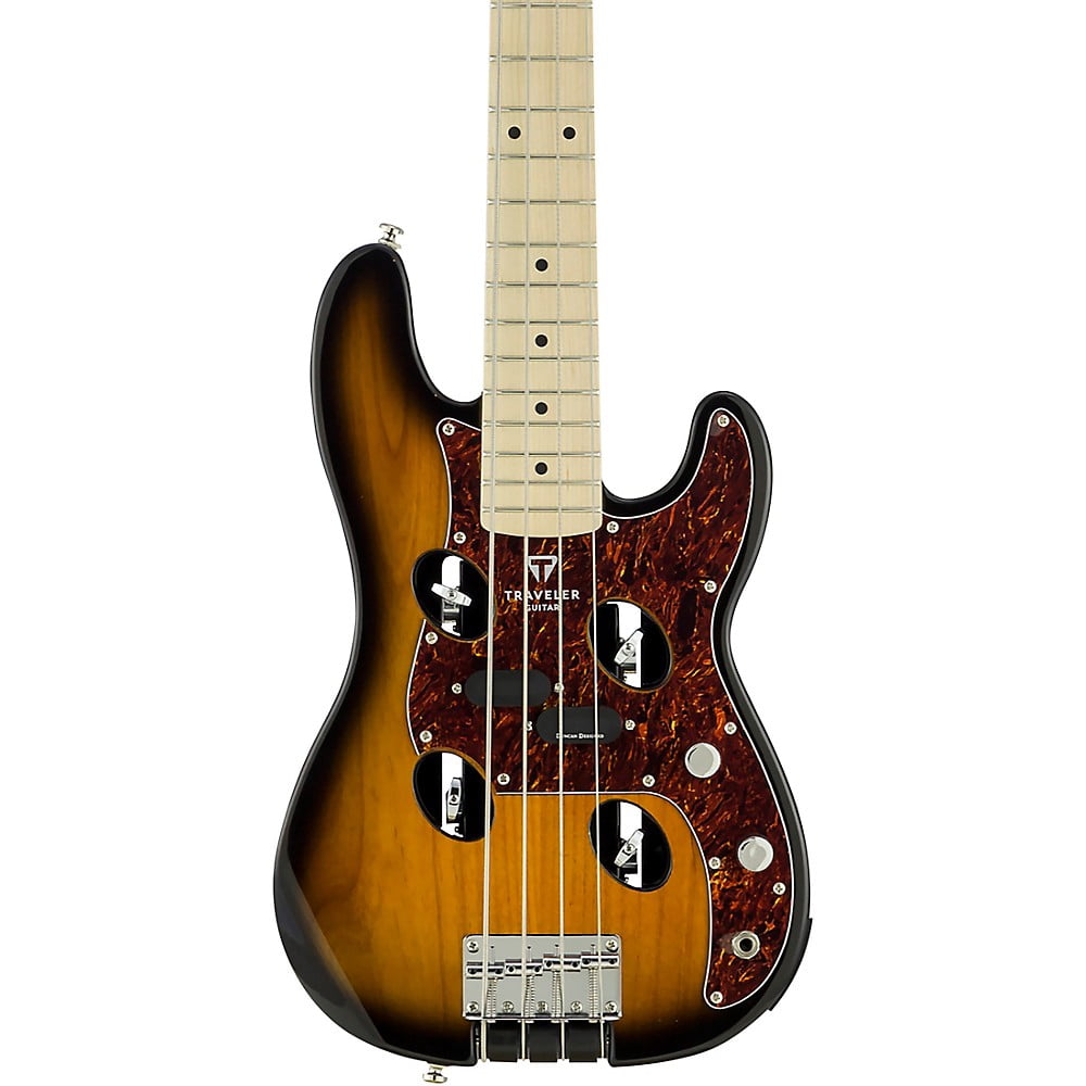 Traveler Guitar TB-4P Electric Travel Bass 3-Color Sunburst - Walmart.com