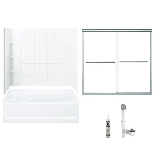 Sterling By Kohler Sterling 60 In X 36 In Bath And Shower Kit