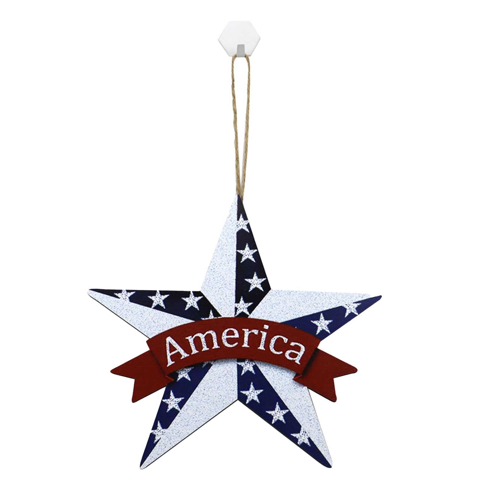 Patriotic Old Pride Americana Flag Barn Star Wall Decor July Of 4th ...