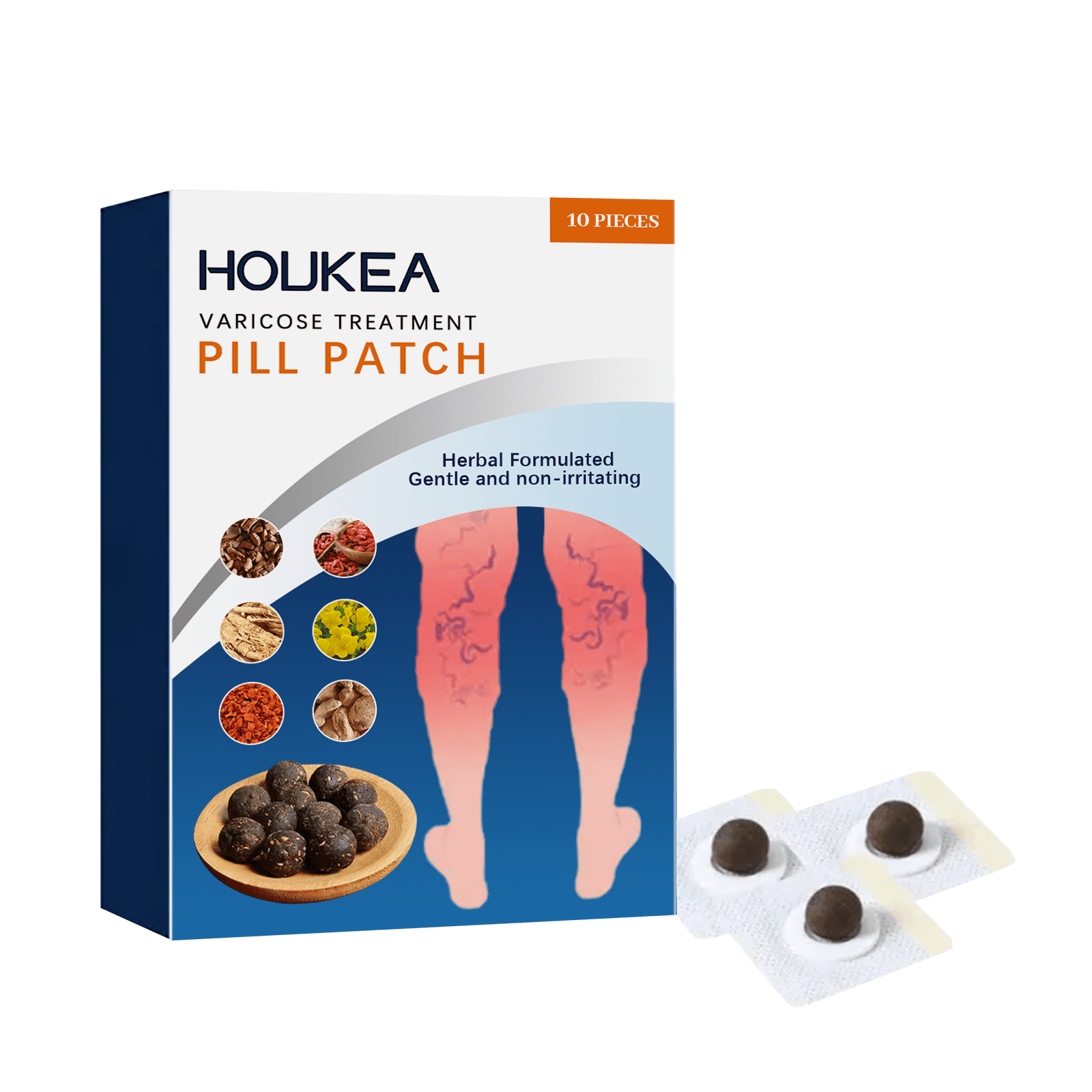 Houkea Leg Care Patch Soothes Leg Discomfort And Relieves Bulging Veins ...