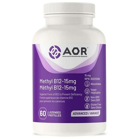 AOR - Methyl B12, 60 Lozenges | Multiple Sizes | Walmart Canada