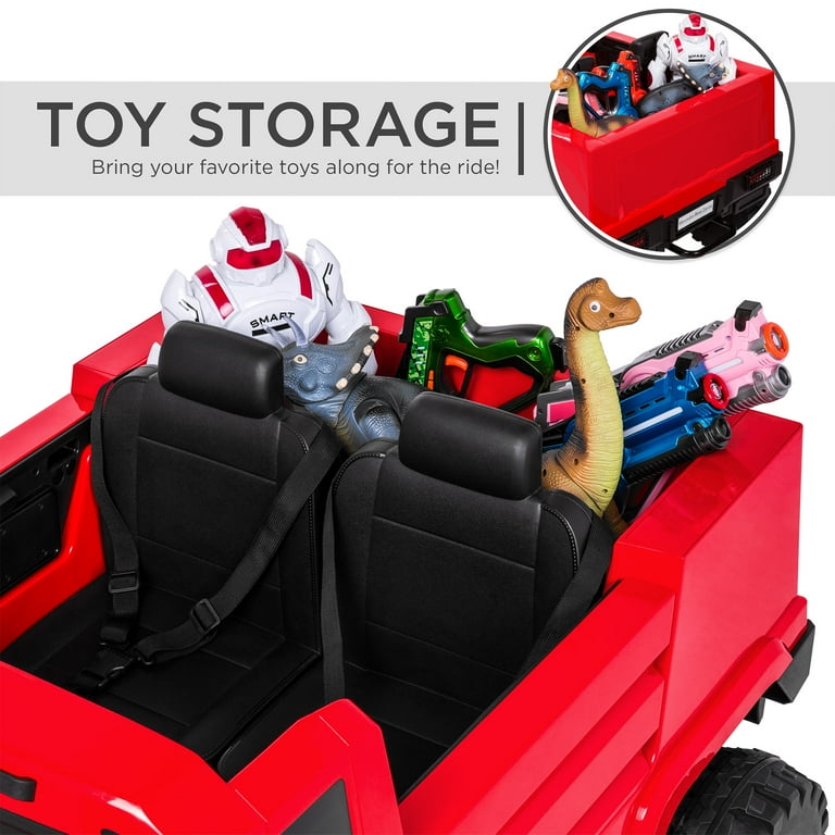 Best Choice Products Kids 24V 2 Seater Mercedes Benz Ride On SUV Truck w Remote Control 3.7 MPH Max Lights Red Walmart