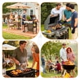 3 Prong Kabob Skewers, Stainless Steel BBQ Skewers for Grilling with ...