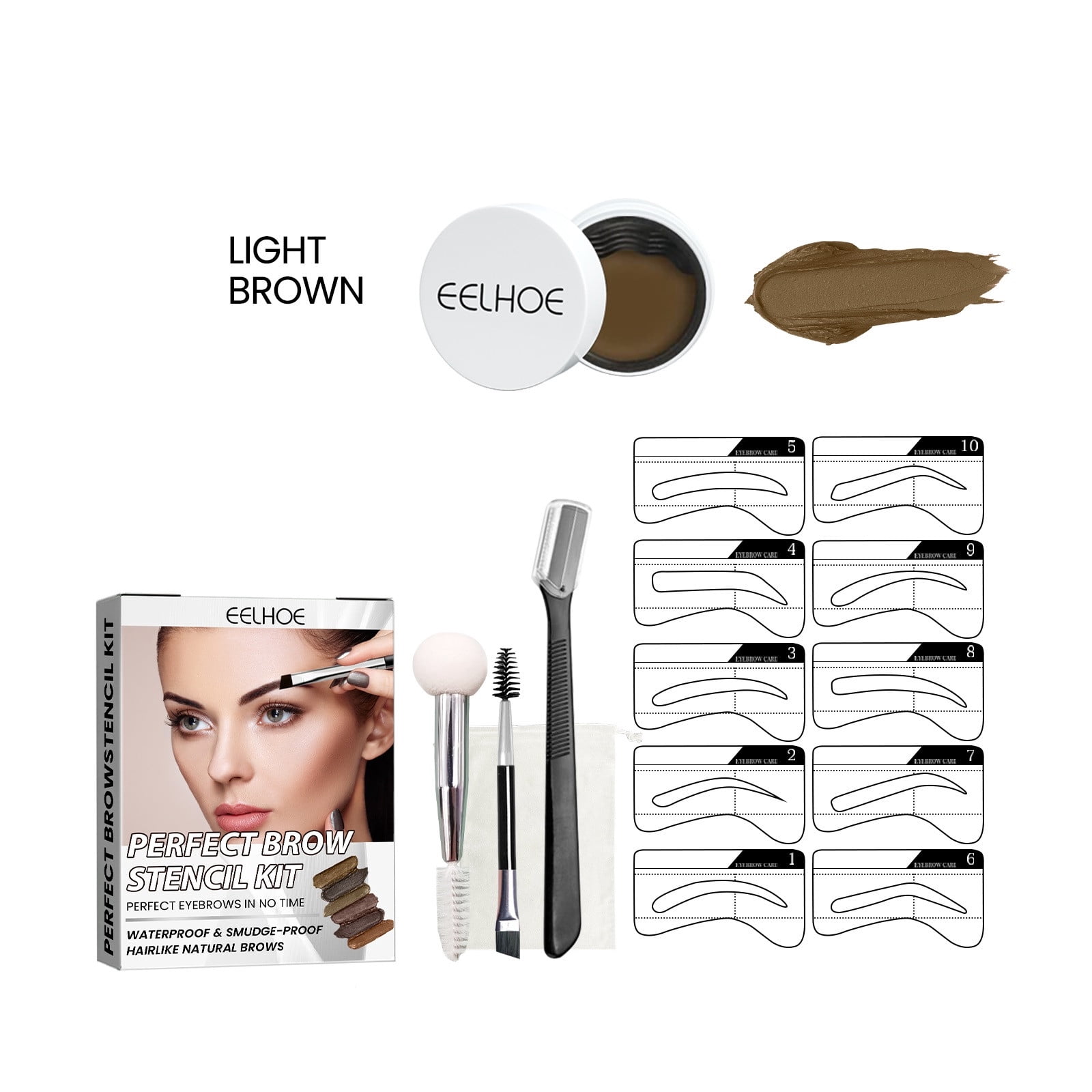 Juego de Crema para Cejas onlyliua Jabón y Máscara para Cejas | Bodega ...