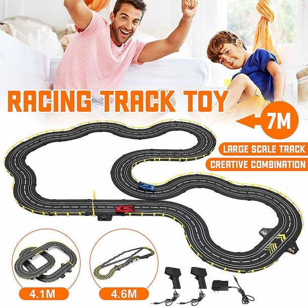 Electric Double Remote Control Car Racing Track Toy Railway Track Toy ...