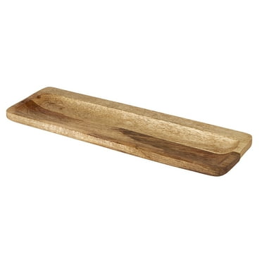 DecMode Contemporary Brown Two X Shaped Patterned Rectangular Wooden ...