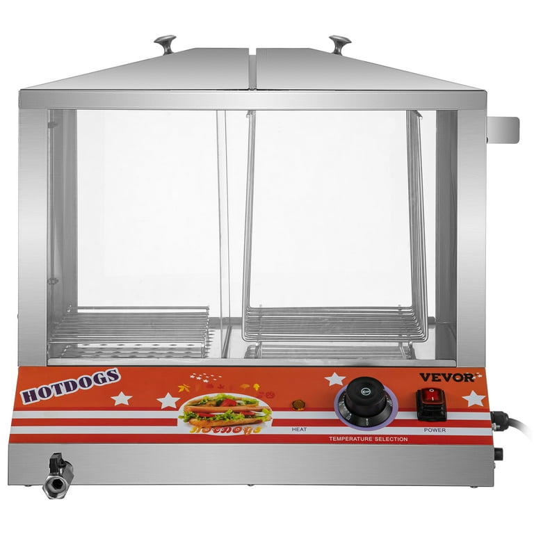 36L Bun And Hot Dog Warmer 36L Hot Dog Steamer & Bun Warmer – Electric ...