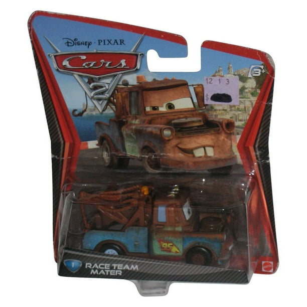 Disney Pixar Cars 2 Movie Race Team Mater #1 Die Cast Toy Car ...